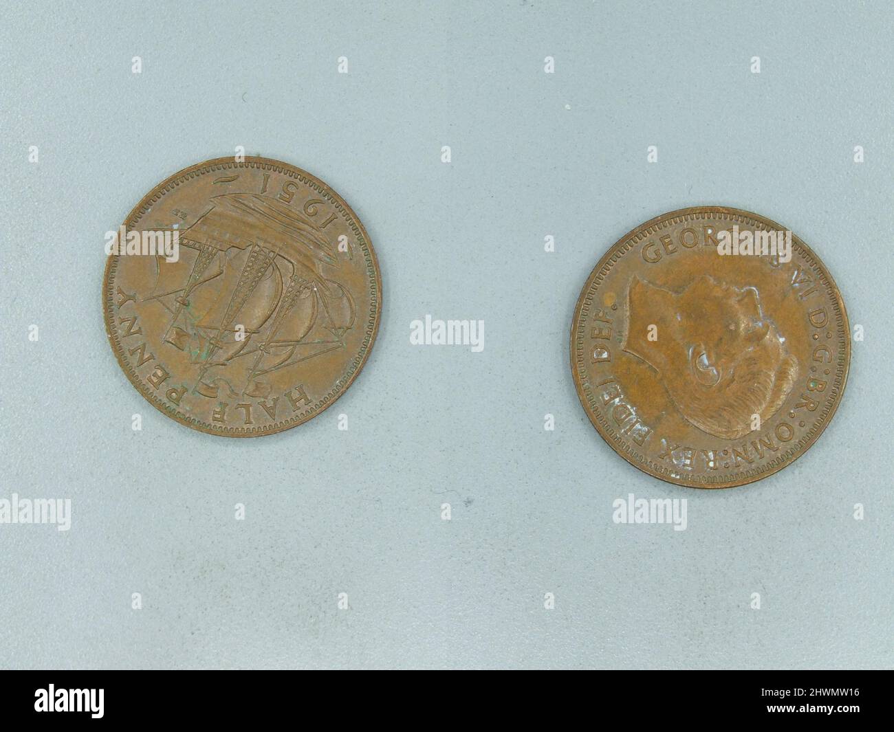 1 Penny of George VI, King of Great Britain from Board of Revenue ...