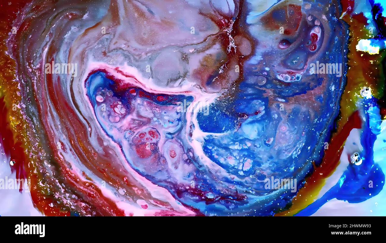 Colorful Abstract Acrylic Background Stock Photo - Alamy