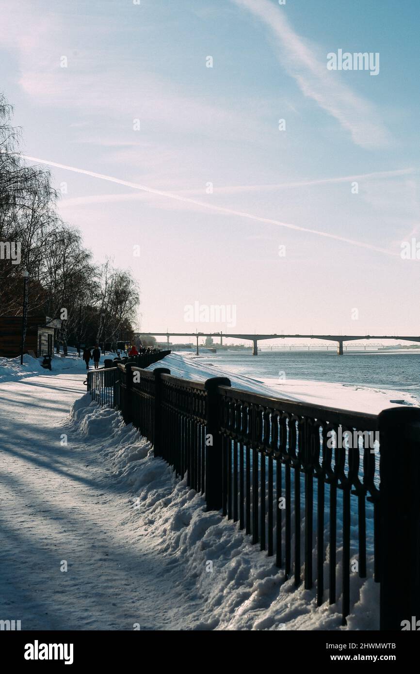 The trace of the plane in the sky Stock Photo - Alamy