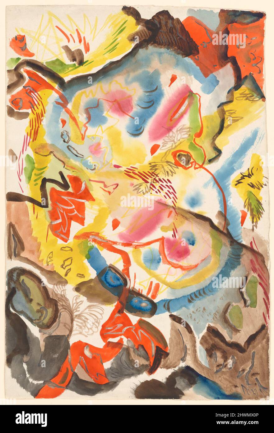 Forms. Artist: Fritz Stuckenberg, German, 1881–1944 Stock Photo - Alamy