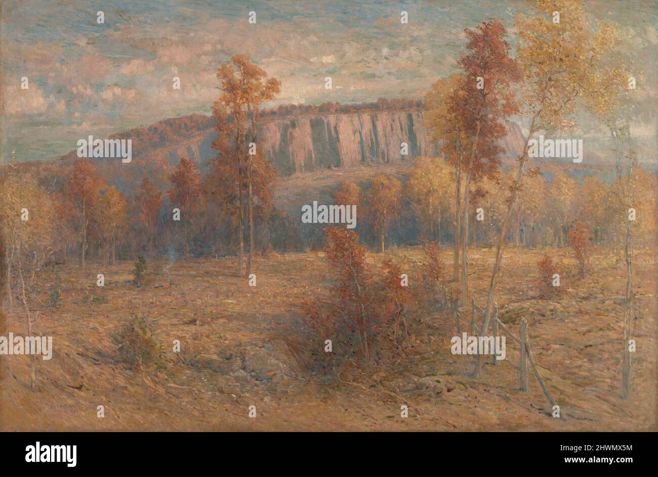 East Rock. Artist: John Ferguson Weir, American, 1841–1926, M.A. (HON ...