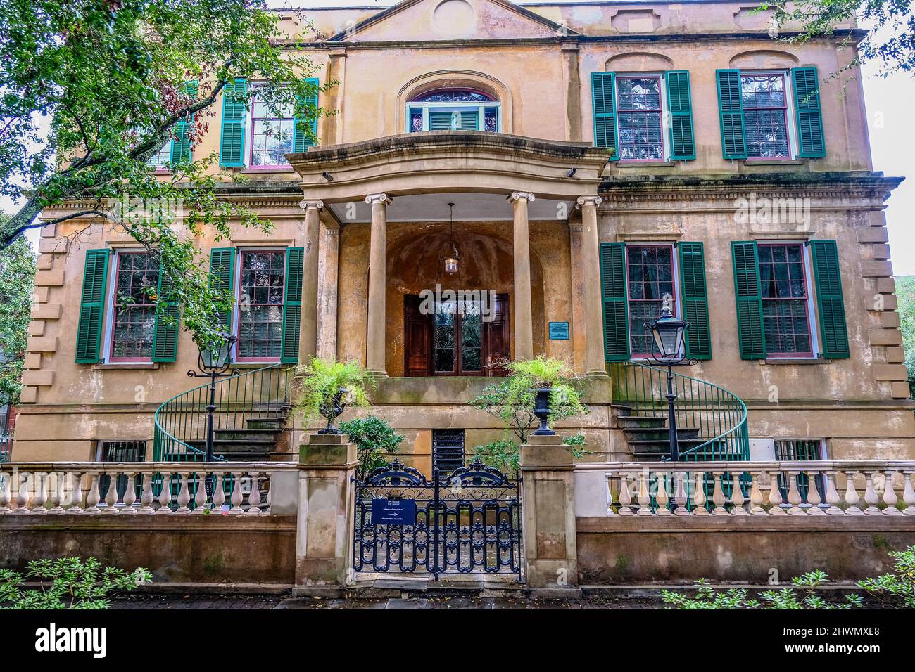Classic Savannah Home Stock Photo - Alamy