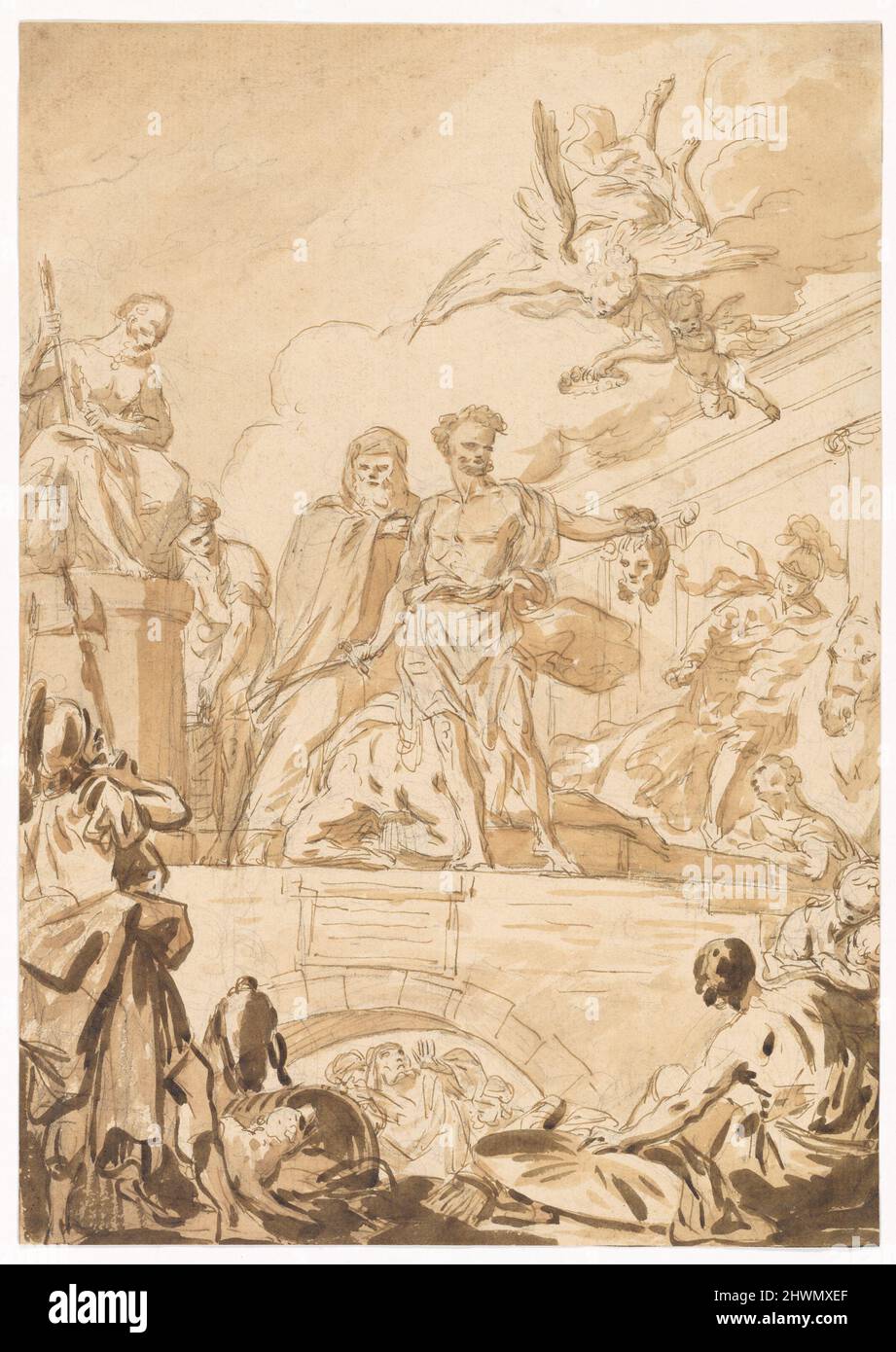 The Martyrdom of a Saint. Artist, possibly by: Michel-François Dandré ...