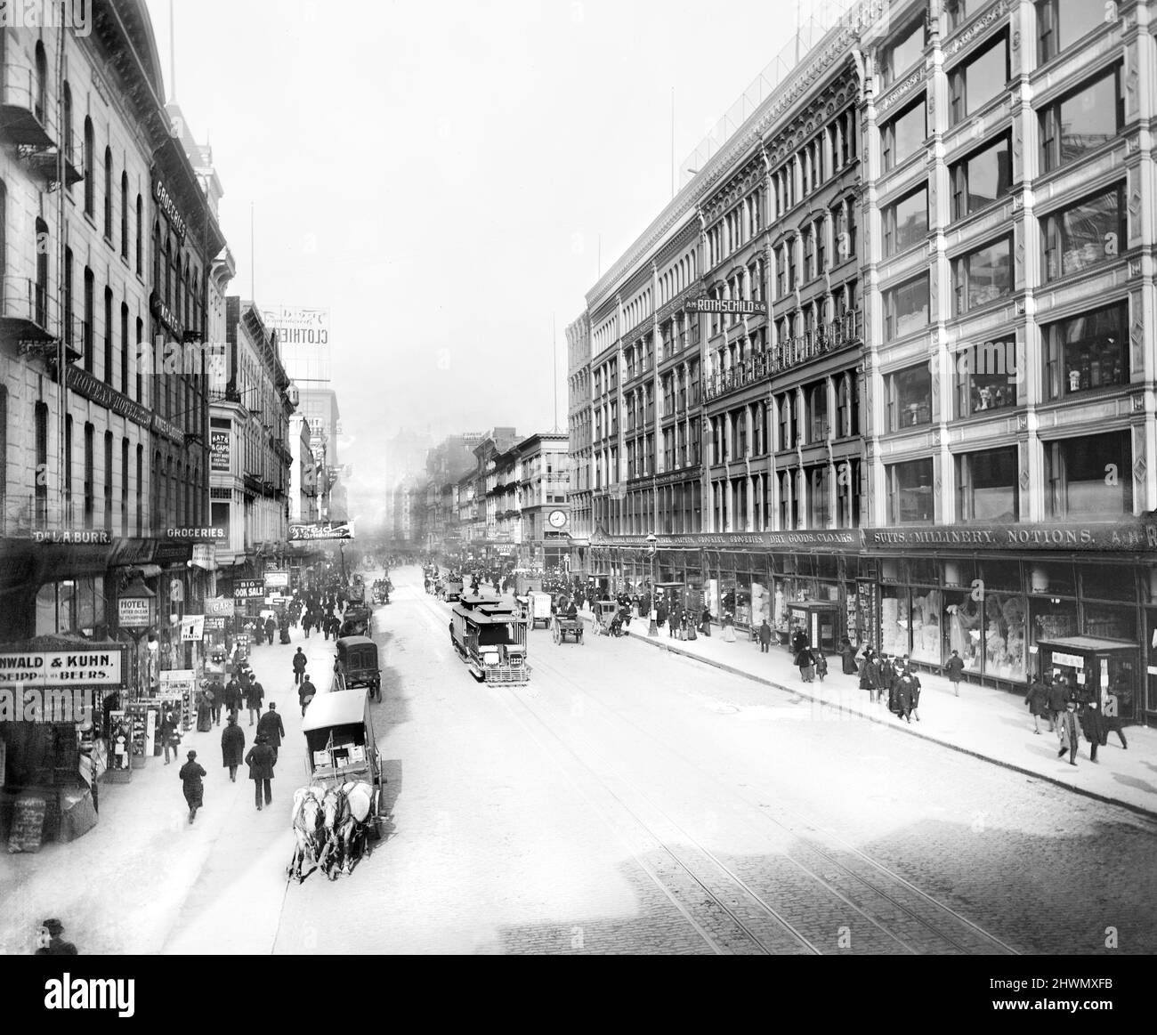 State Street, Chicago, Illinois, USA, Detroit Publishing Company, 1905 ...