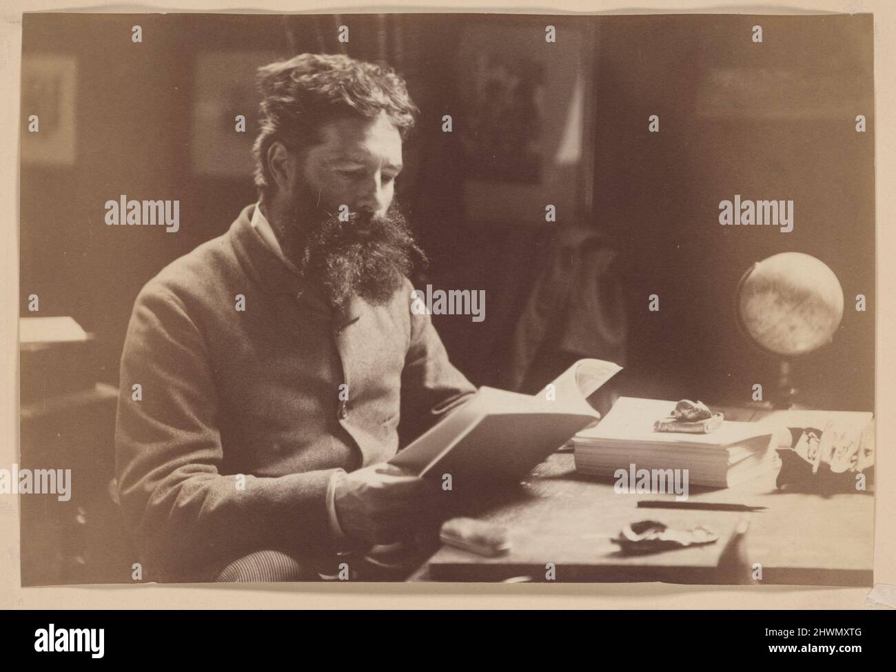 , from an album of portraits. Artist: Unknown Stock Photo - Alamy