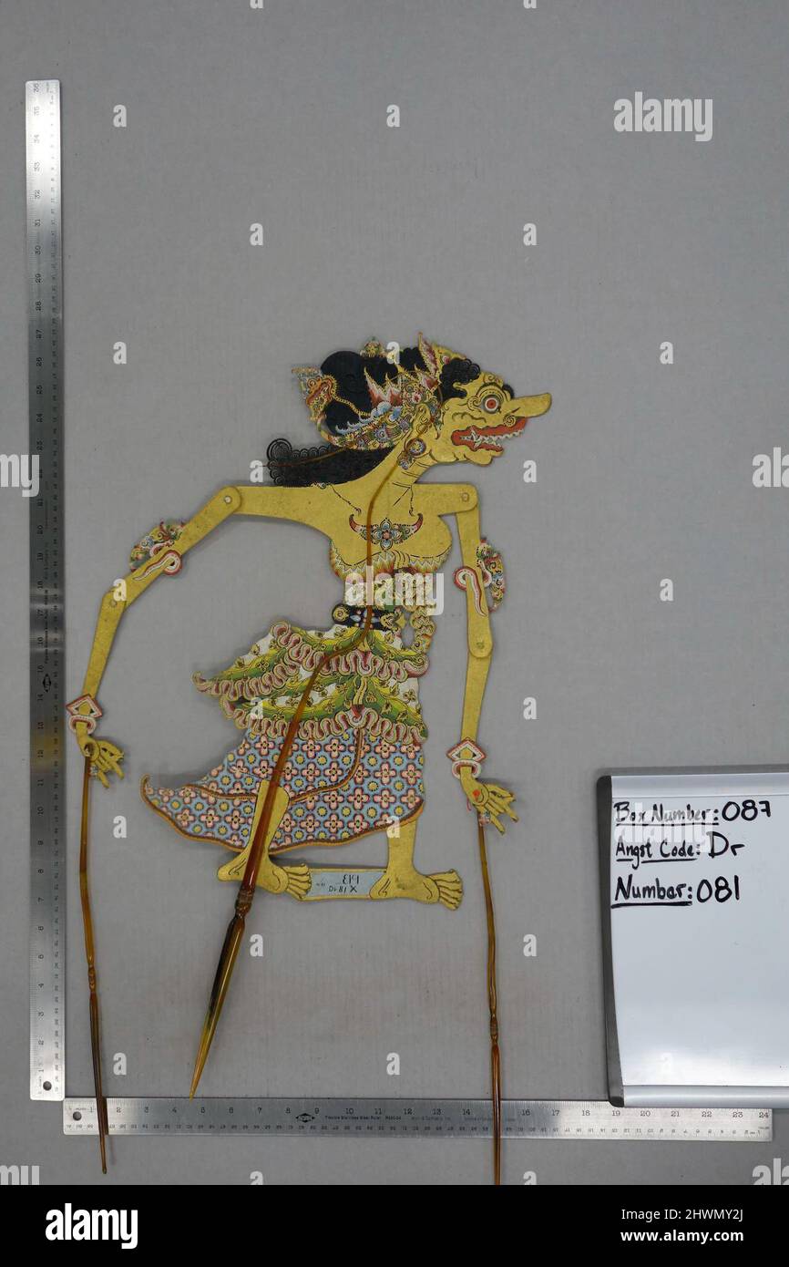 Shadow Puppet (Wayang Kulit) of Surpa Kanaka, from the set Kyai Drajat ...