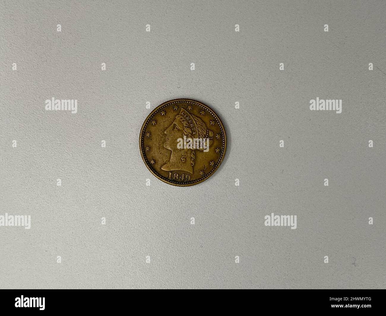 California Token. Artist: Unknown Stock Photo - Alamy