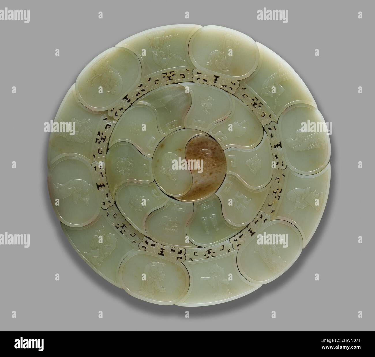 Disk with Twelve Animals of the Chinese Zodiac Stock Photo - Alamy