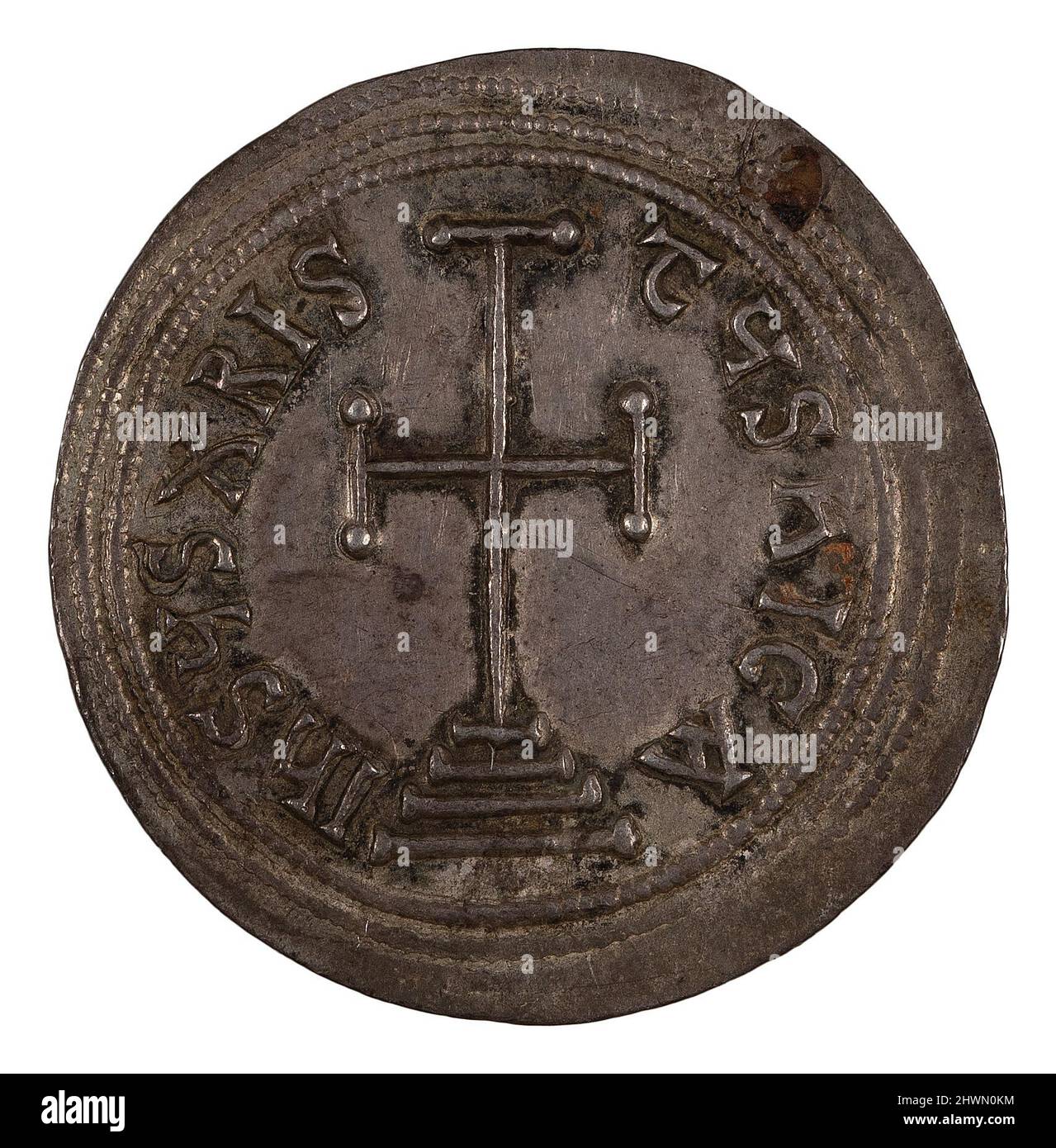 Miliaresion of Theophilus I from Unknown Stock Photo - Alamy