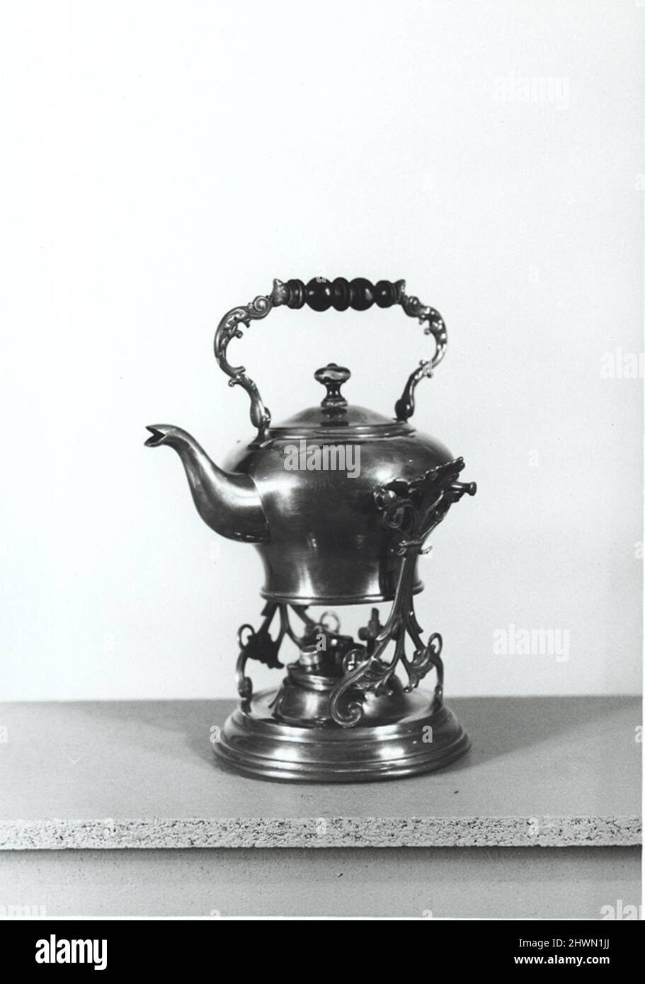 Copper Tea Kettle on Stand Stock Photo - Alamy