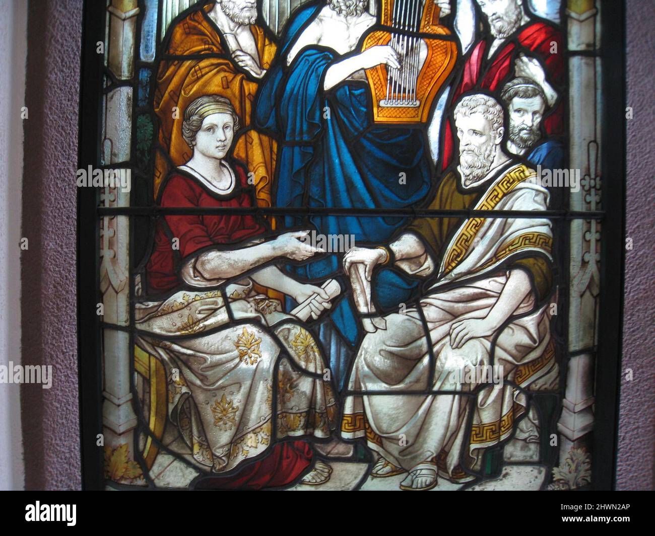 The Professor George Park Fisher Memorial Window. Maker: Clayton and ...