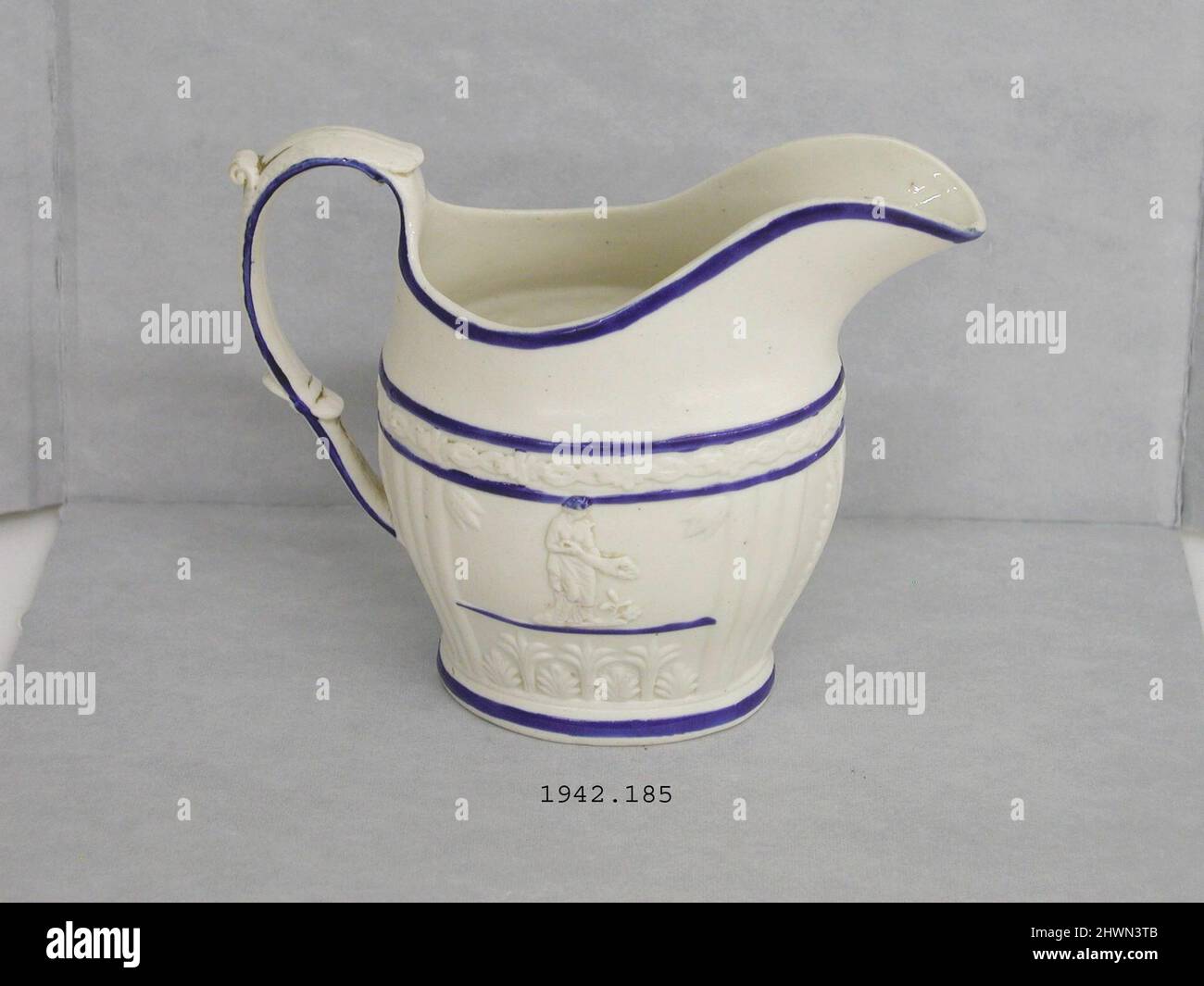 Pitcher. Maker: Castleford Pottery, British, ca. 1790–1821 Stock Photo ...