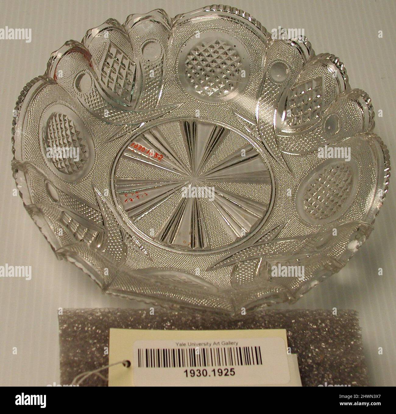 Dish. Maker, probably by: Boston and Sandwich Glass Works, American ...