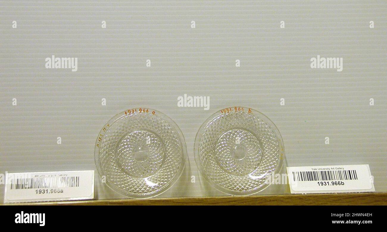 Pair of Cup Plates Stock Photo - Alamy