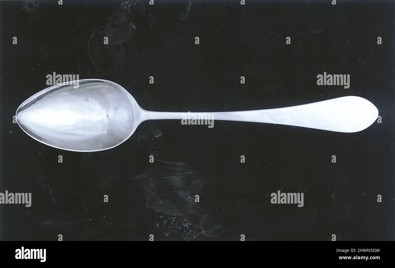 Tablespoon. Artist: David Moseley, American, 1752–1818 Stock Photo - Alamy