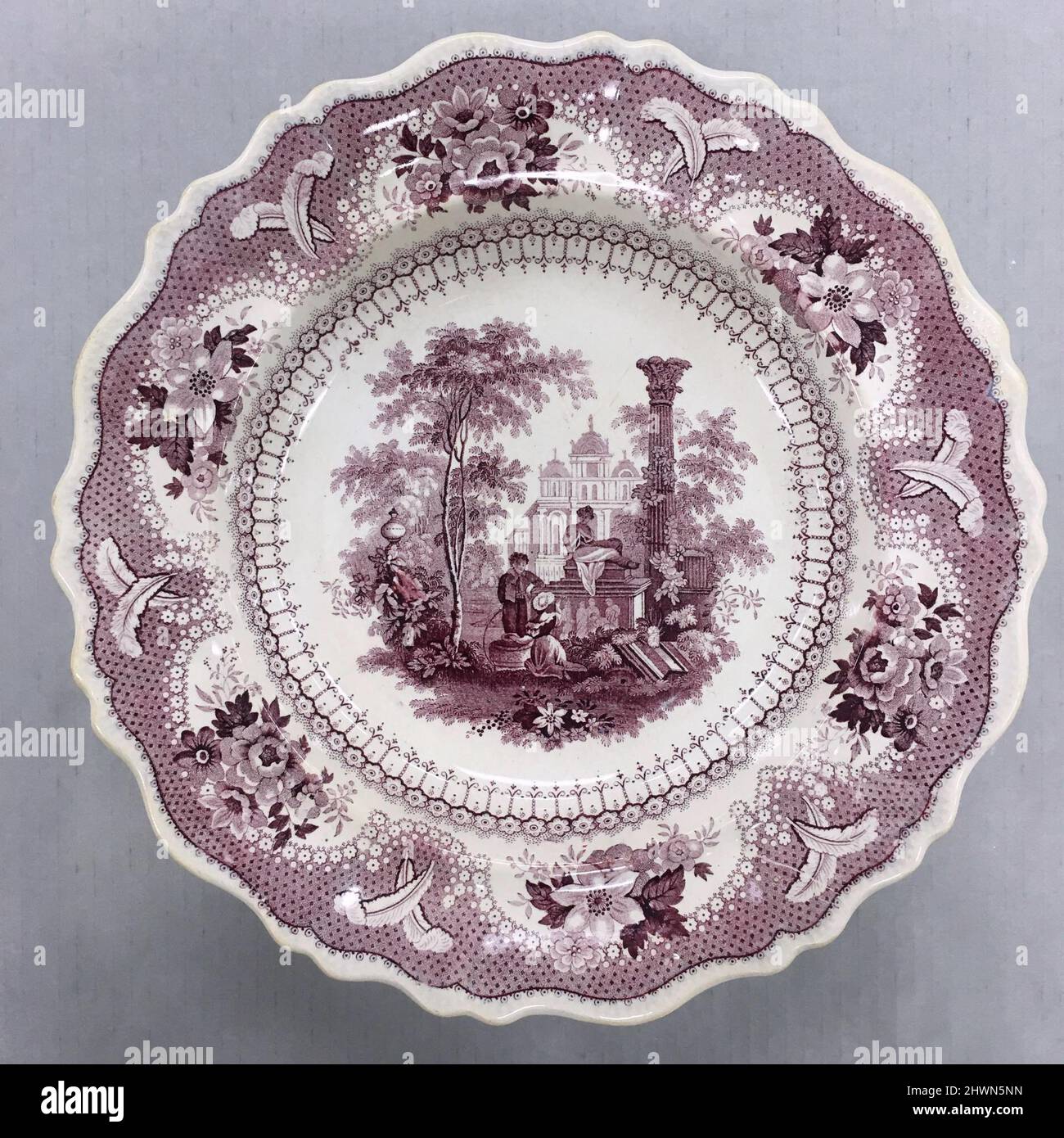 Soup Dish, “Canovian” Pattern. Maker: James and Ralph Clews, British ...