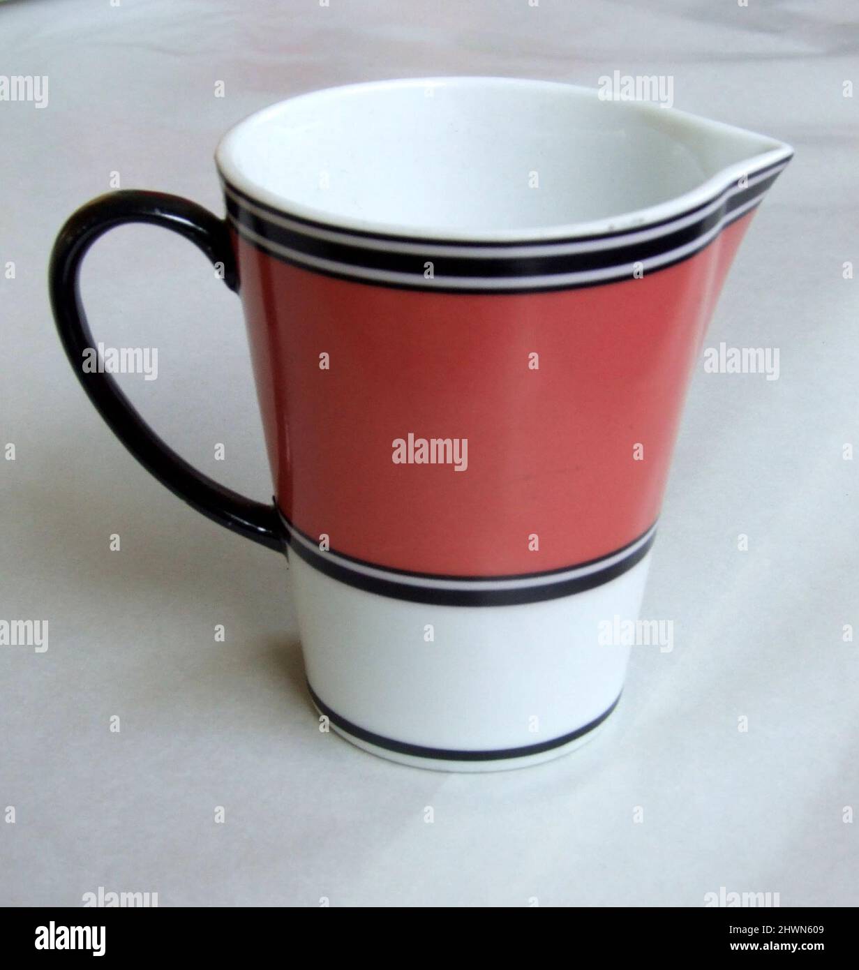 Sample cup and creamer, “Francesca” pattern. Designer: Charles Masson ...