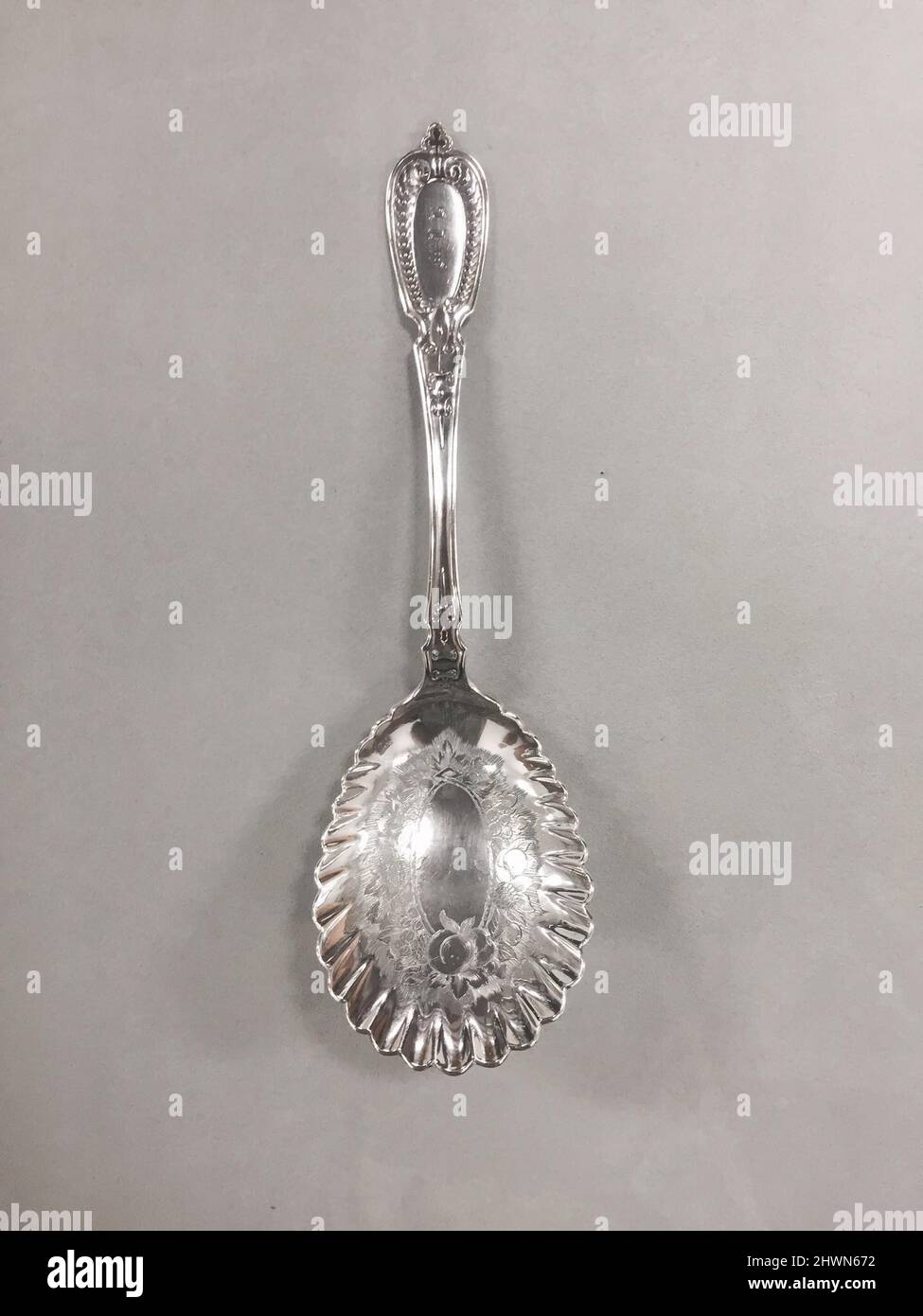 Berry Spoon, “Armor” Pattern. Maker: John Polhamus, American, 1811–1877 ...