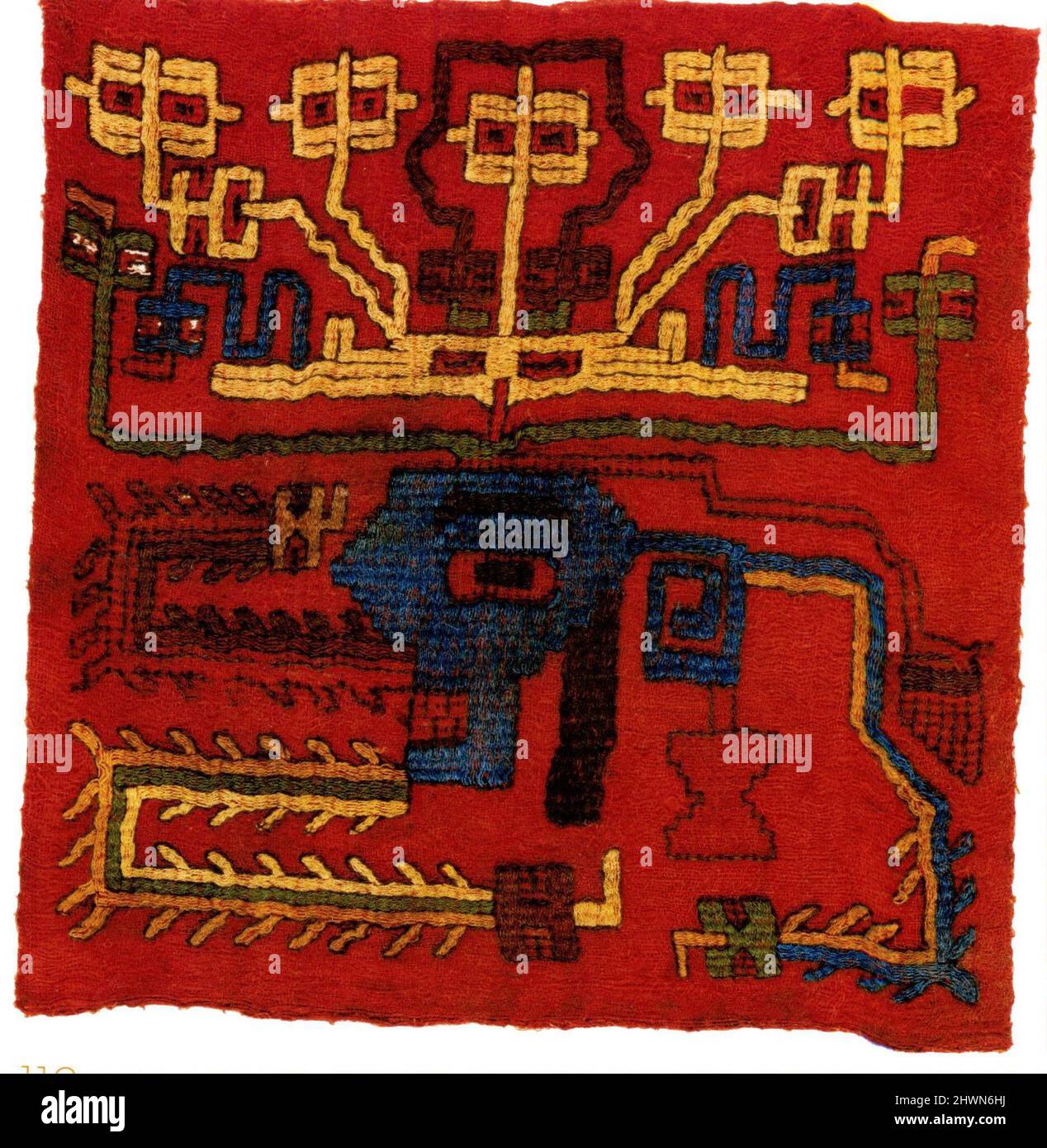 Decorative Corner from a Ritual Cloth. Artist: Unknown Stock Photo - Alamy