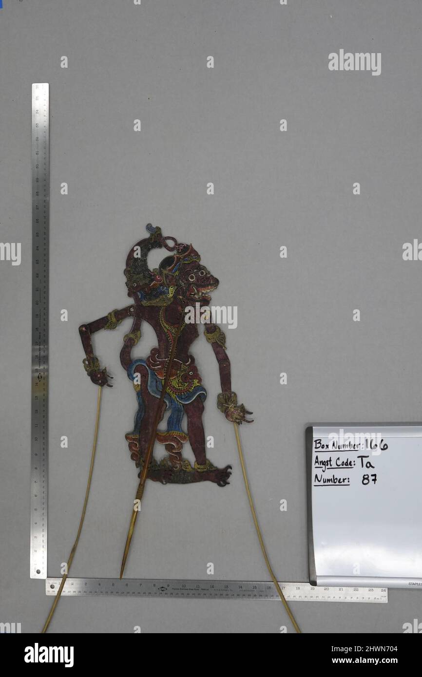 Shadow Puppet (Wayang Kulit) of Angada Stock Photo - Alamy