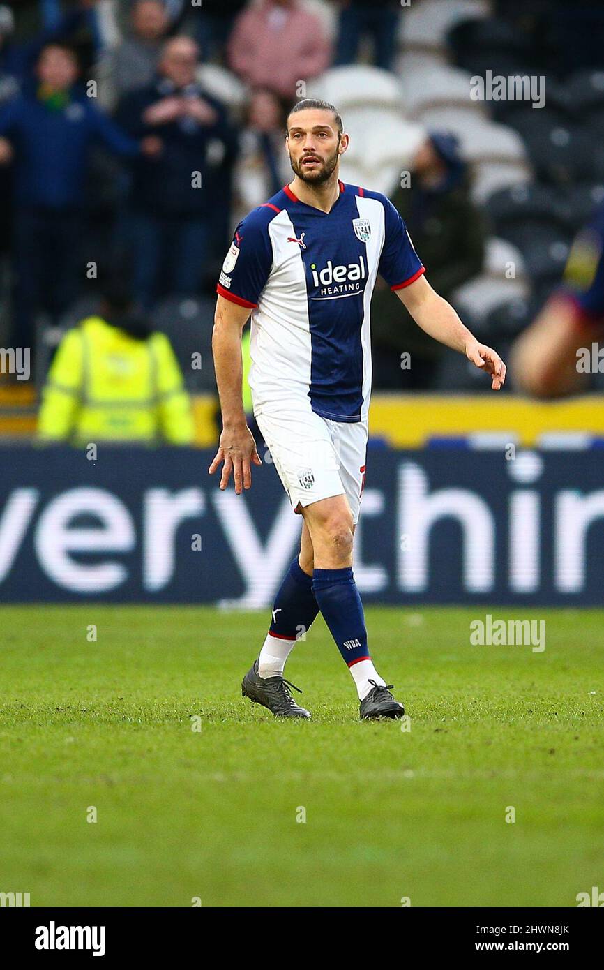 MKM Stadium, Hull, England - 5th March 2022 Andy Carroll (15) of West ...