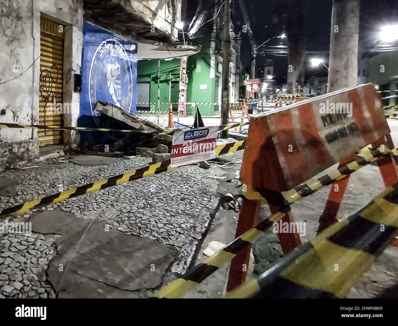 PE - Recife - 03/06/2022 - RECIFE, COLLAPSE - This Sunday afternoon (06 ...