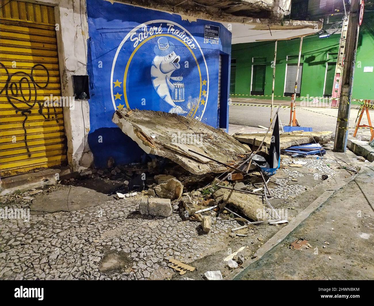 PE - Recife - 03/06/2022 - RECIFE, COLLAPSE - This Sunday afternoon (06 ...