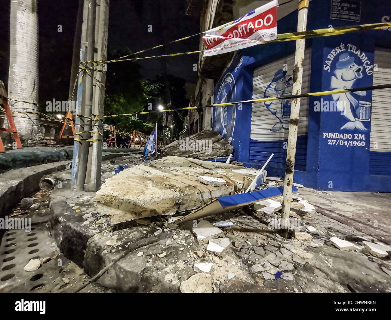 PE - Recife - 03/06/2022 - RECIFE, COLLAPSE - This Sunday afternoon (06 ...