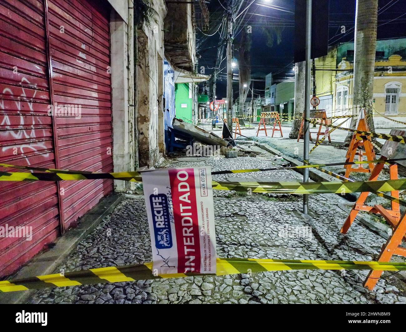 PE - Recife - 03/06/2022 - RECIFE, COLLAPSE - This Sunday afternoon (06 ...