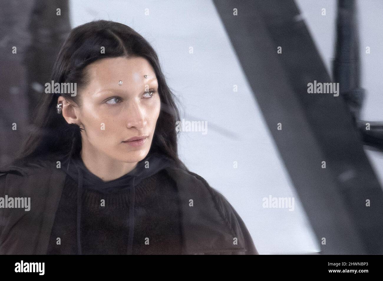 Bella Hadid walks the runway during the Givenchy Womenswear Fall/Winter ...