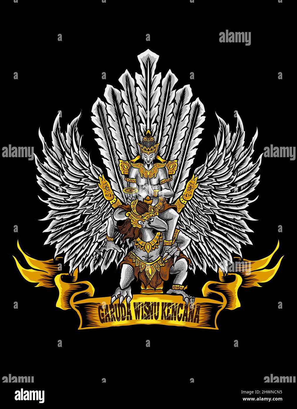 Garuda wisnu kencana Stock Vector Images - Alamy