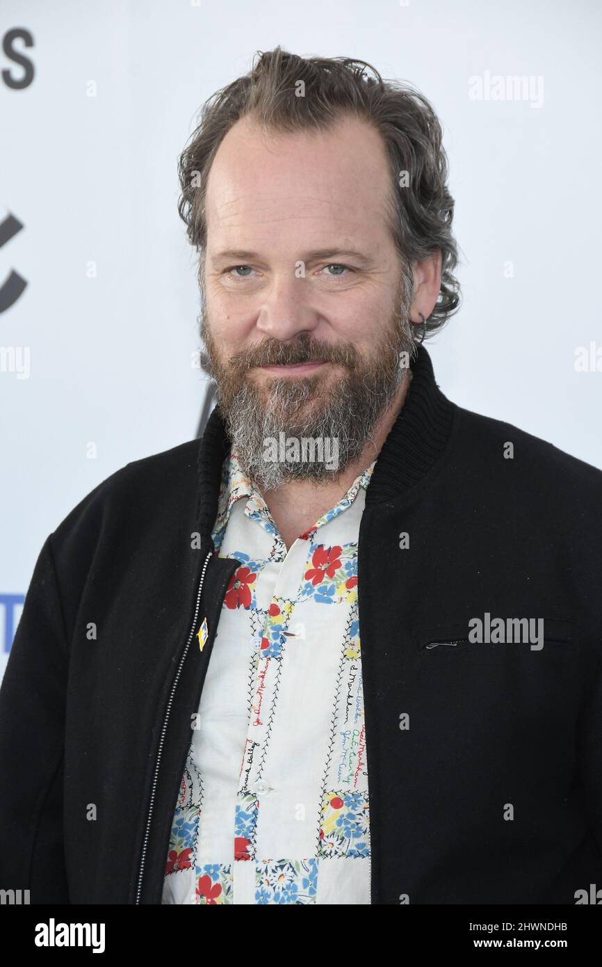 Peter Sarsgaard arrives at the 2022 Film Independent Spirit Awards held ...