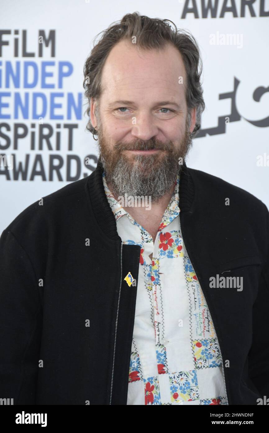 Peter Sarsgaard arrives at the 2022 Film Independent Spirit Awards held ...