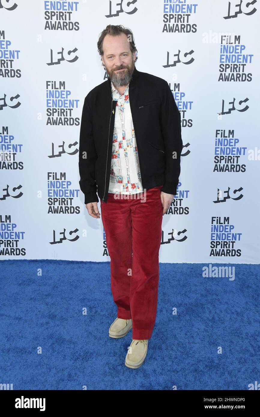 Peter Sarsgaard arrives at the 2022 Film Independent Spirit Awards held ...