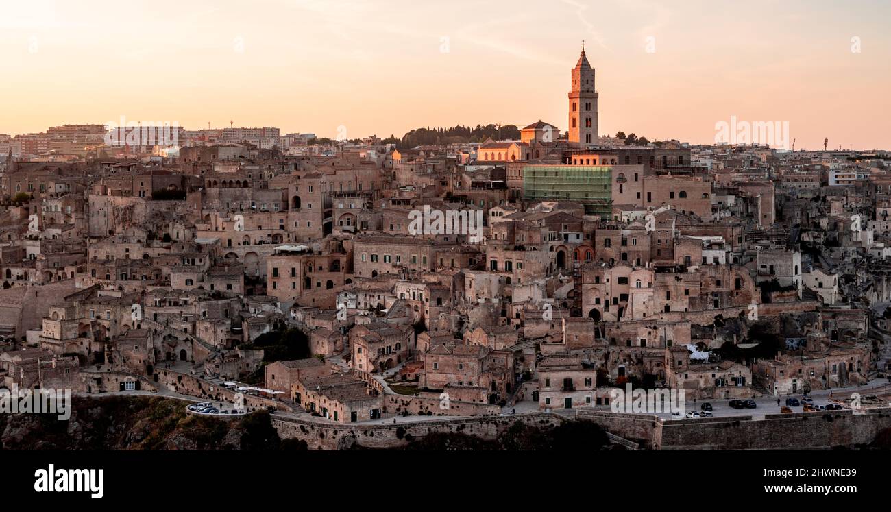 Panorama medieval city matera tourist hi-res stock photography and ...