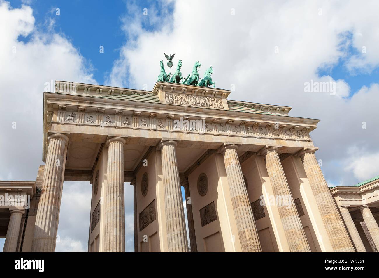 Berlin Brandenburg Gate . City gate with Doric columns . Famous ...