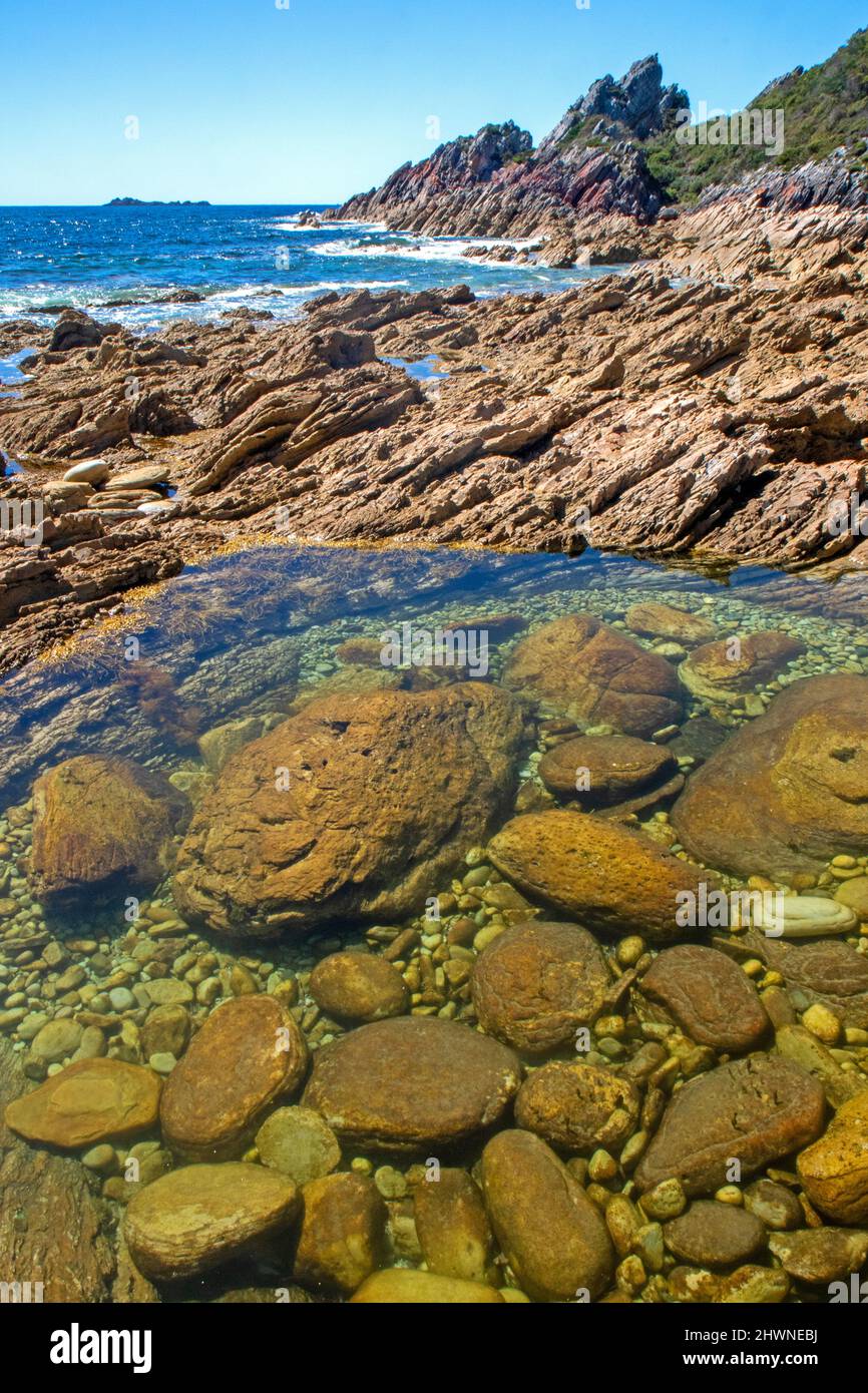 Coast at Rocky Cape National Park Stock Photo - Alamy