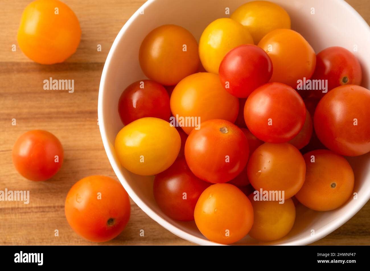Red, Yellow, and Orange Tomatoes Stock Photo - Alamy