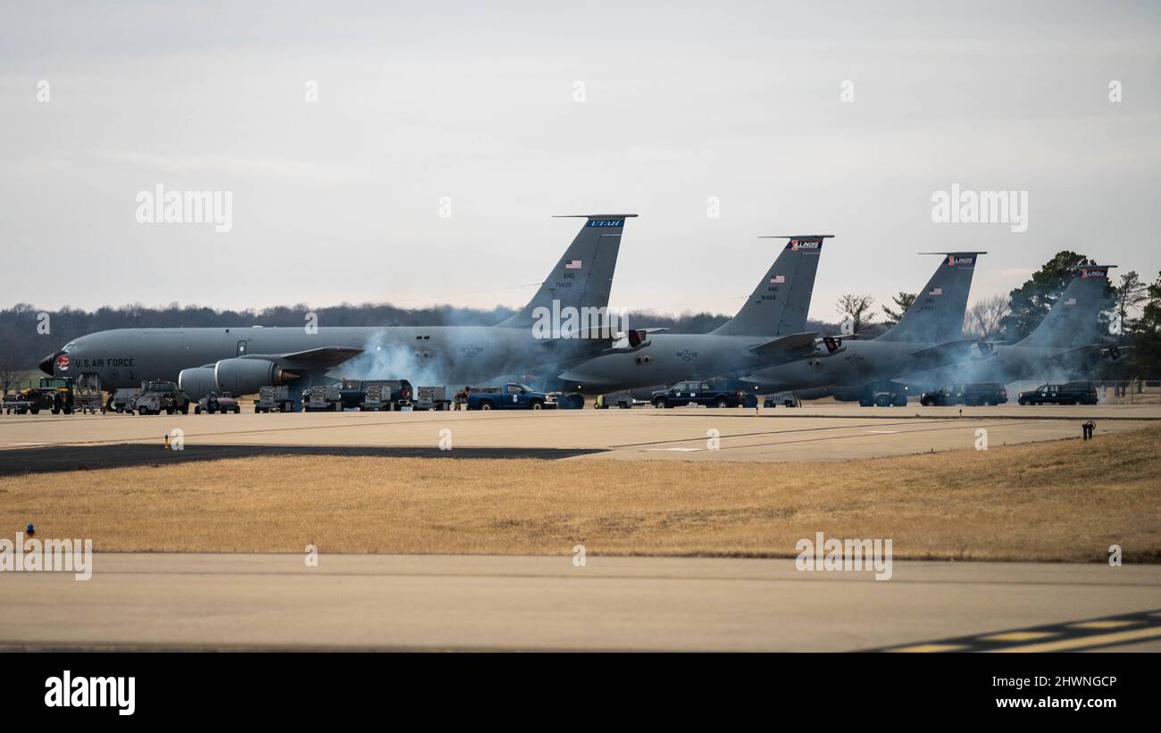 U.S. Air Force, Air National Guard, 126th Air Refueling Wing and 151st ...