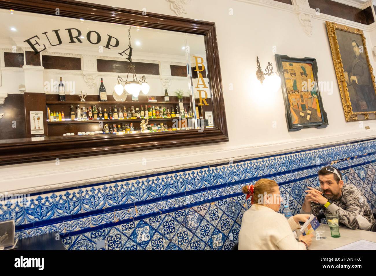 Cafe europa seville hi-res stock photography and images - Alamy