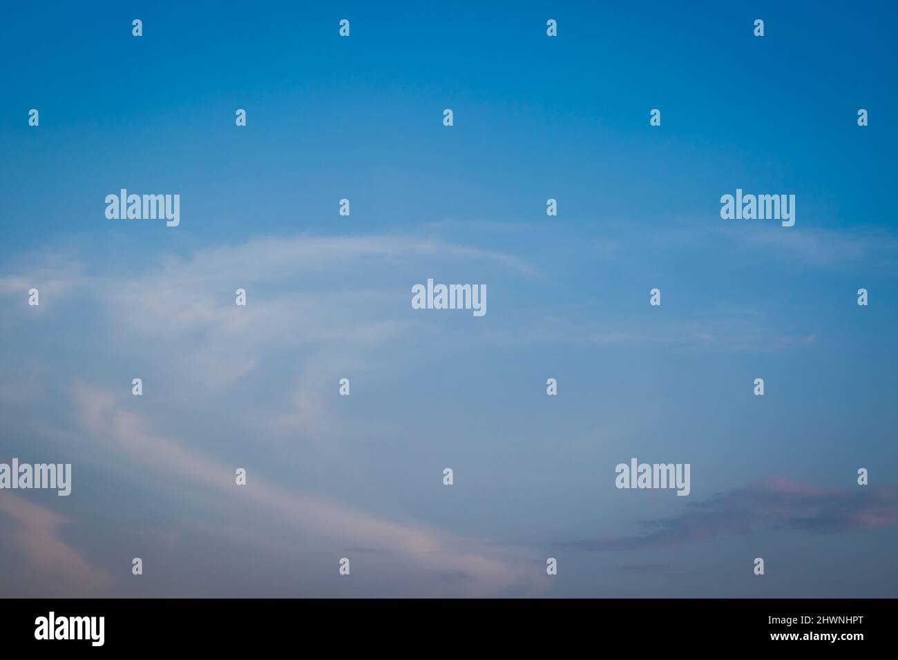 Sky and clouds before sunset background Stock Photo - Alamy