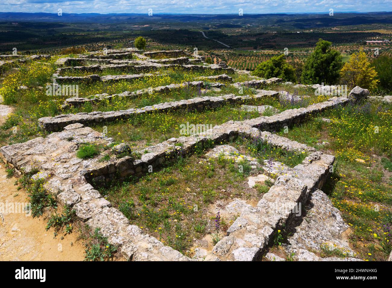 san antonio settlement in spain Stock Photo - Alamy