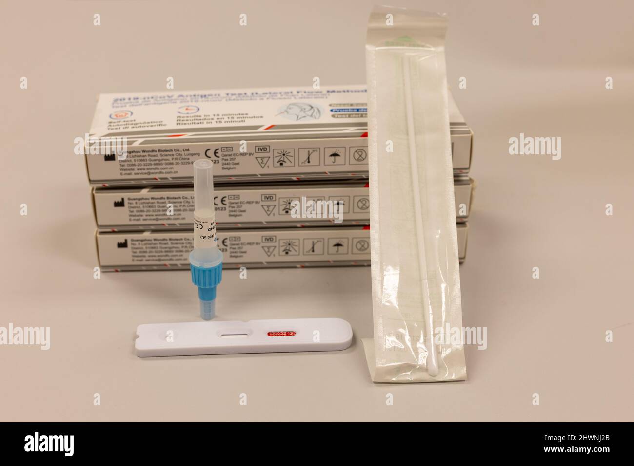 7 3 2022 Covid-19 rapid antigen self-test kit of lateral flow method ...