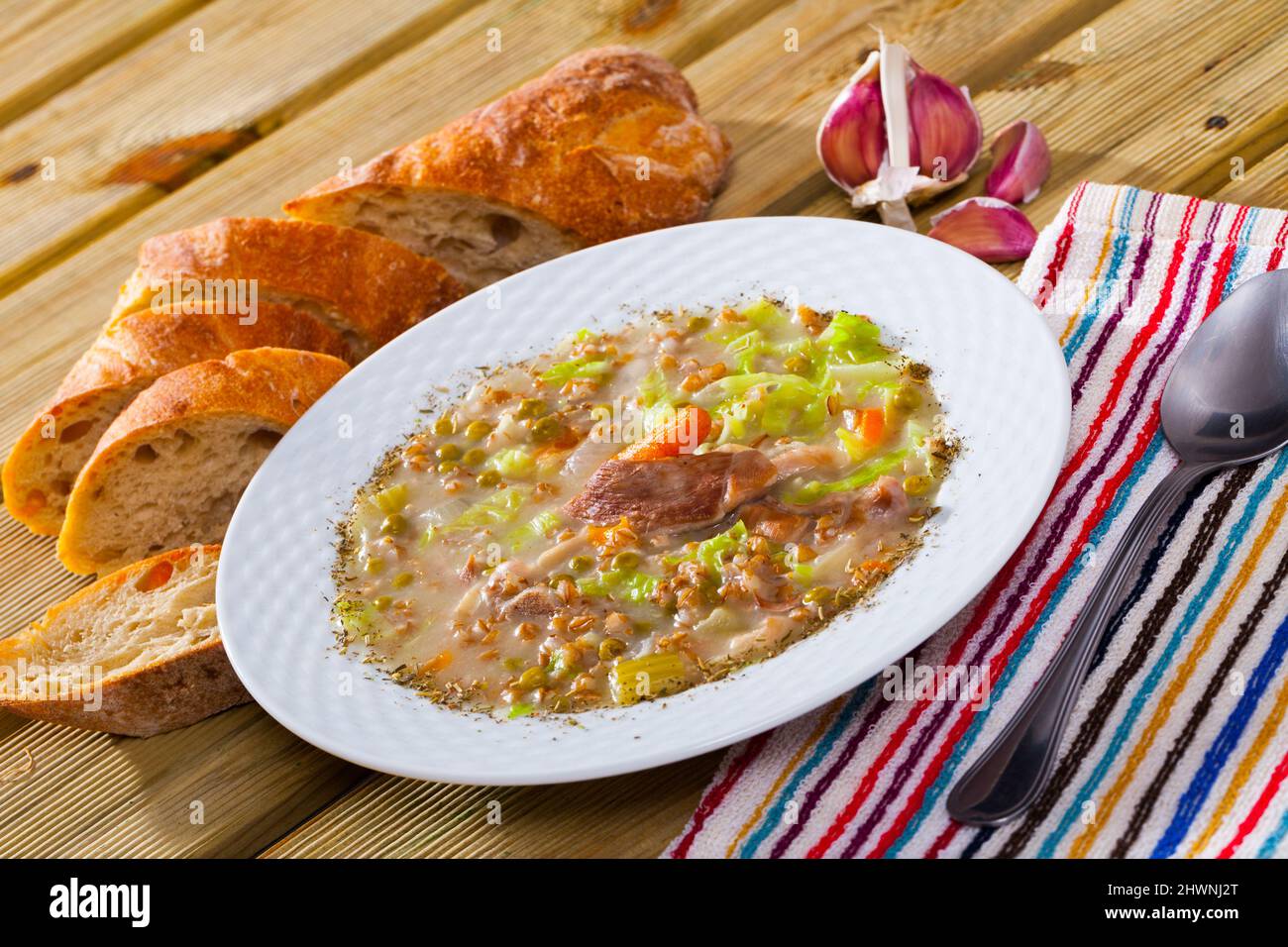 Traditional Scottish dish Scotch broth Stock Photo - Alamy