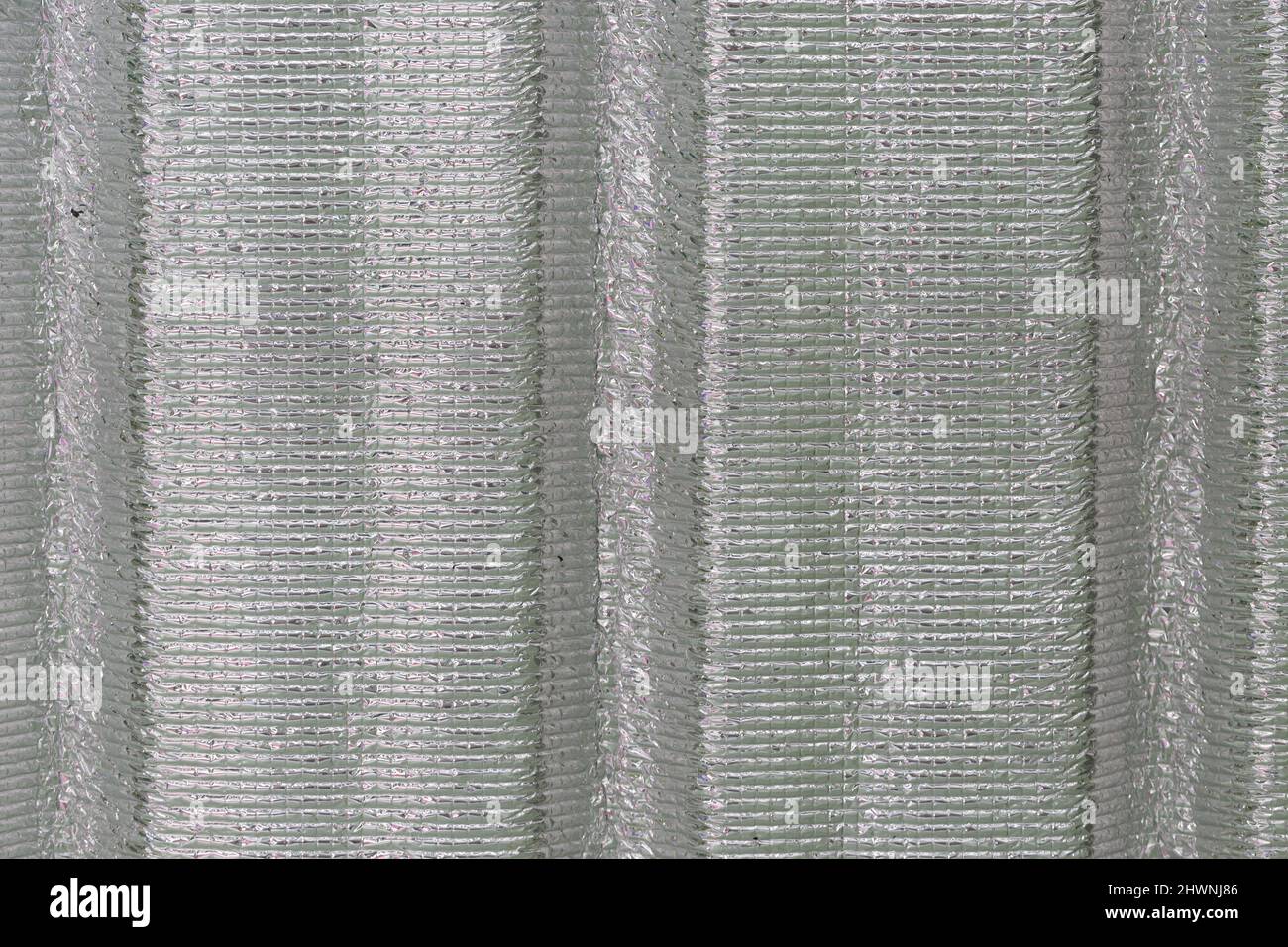 Silver Heat insulation material texture background Stock Photo - Alamy