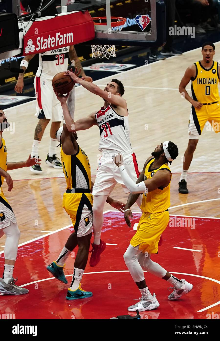 WASHINGTON, DC - MARCH 06: Washington Wizards guard Tomas Satoransky ...