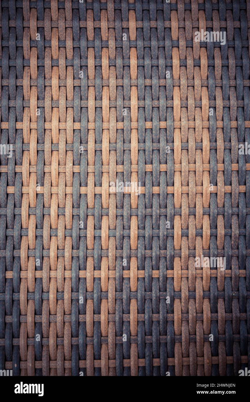 Old rattan texture background Stock Photo - Alamy