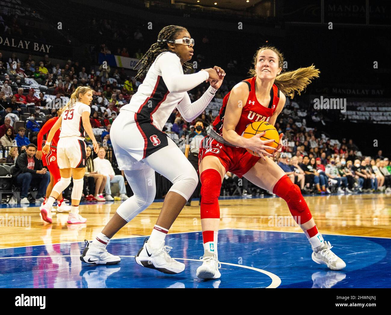 Mar 06 2022 Las Vegas, NV, U.S.A. Utah forward Jenna Johnson (22 ...