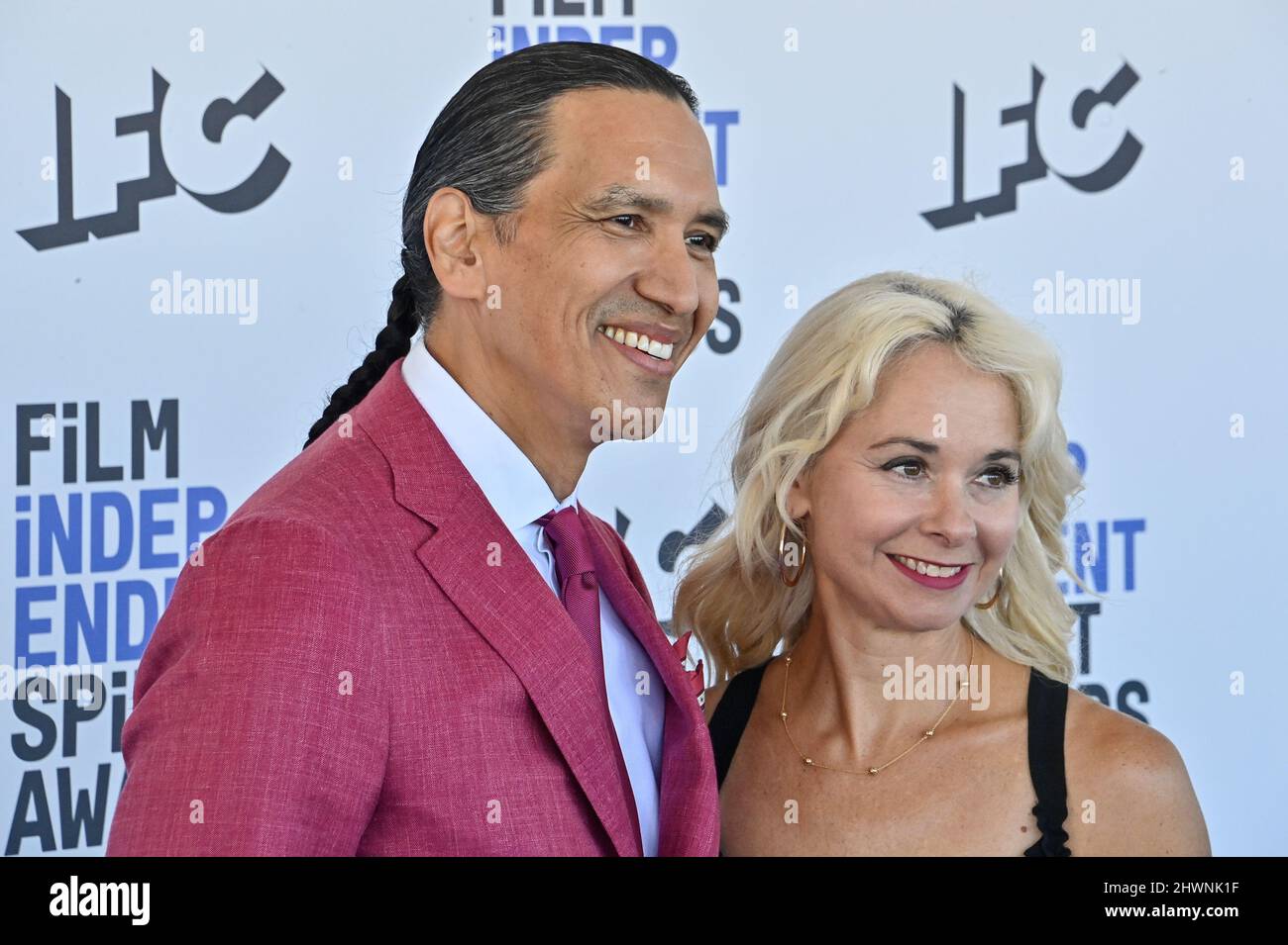Santa Monica, United States. 06th Mar, 2022. Michael Greyeyes and Nancy ...