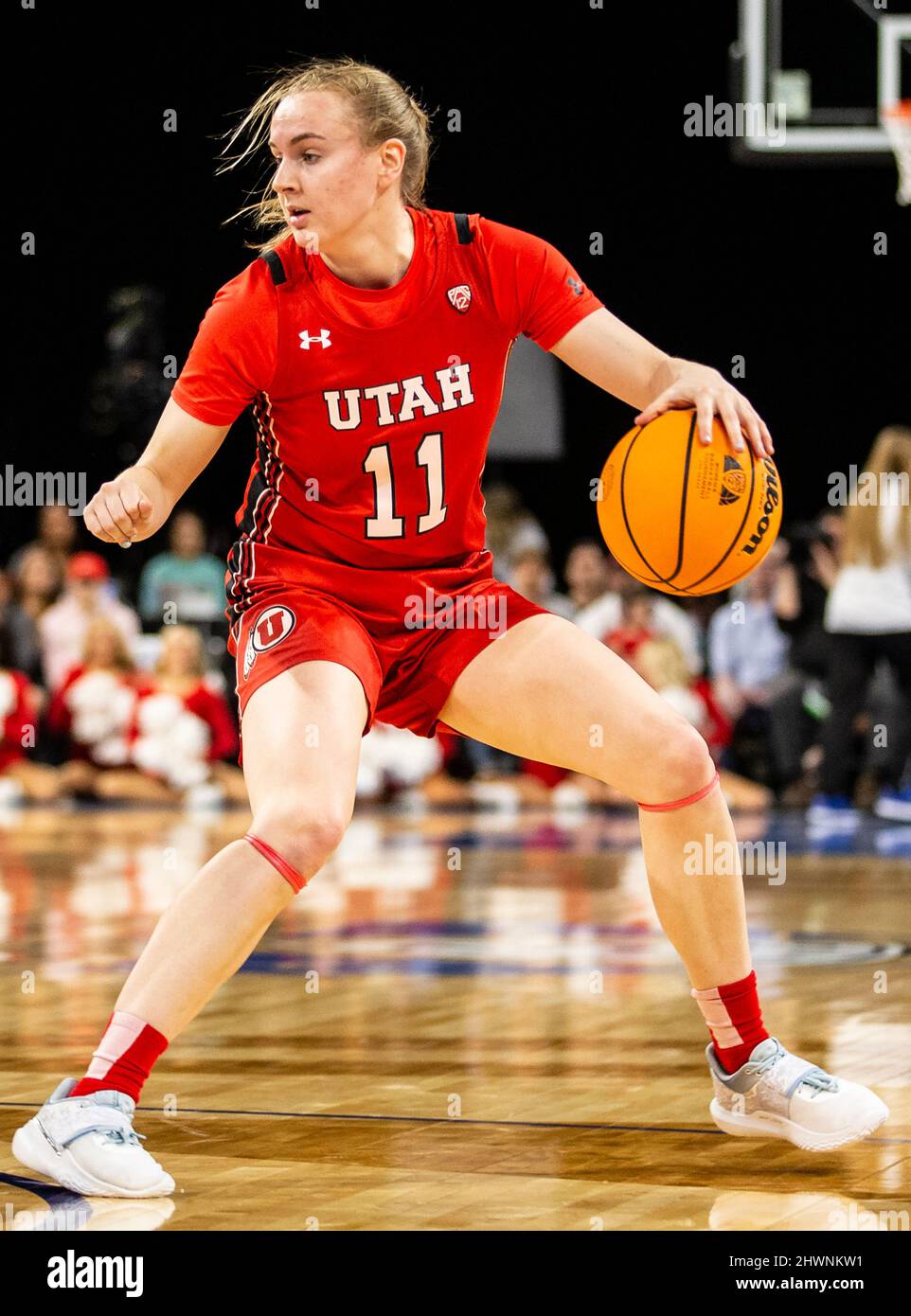 Mar 06 2022 Las Vegas, NV, U.S.A. Utah guard Brynna Maxwell (11) looks ...